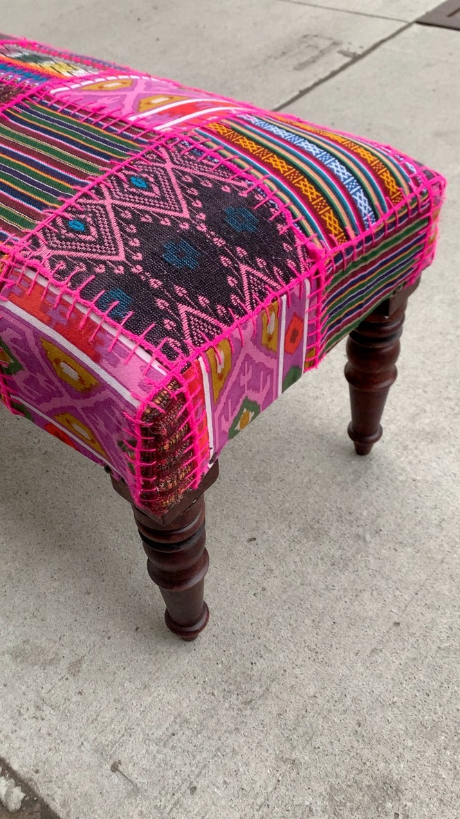 Patchwork Medley Bench – Inti Crafts